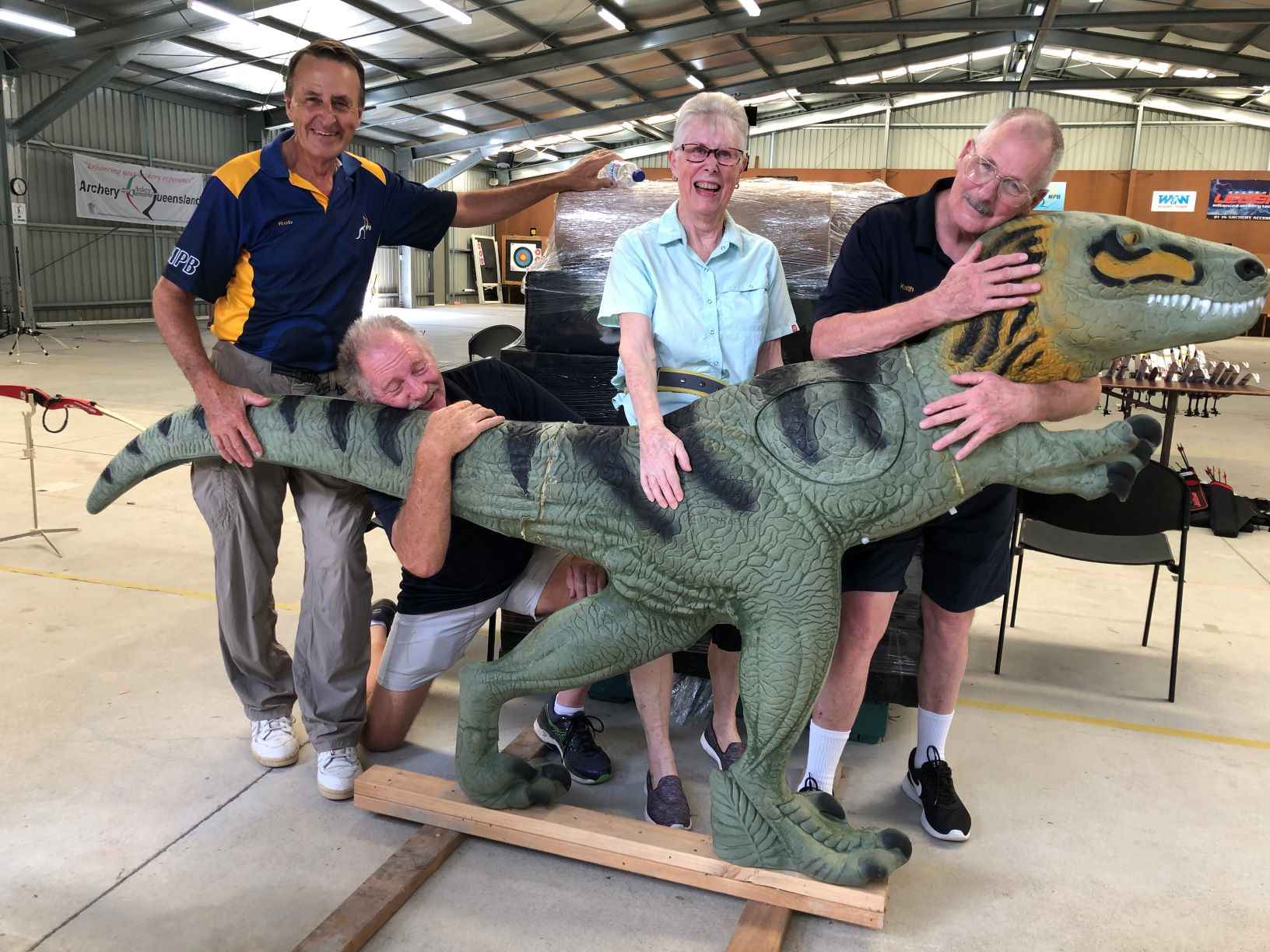 Chronicles of ‘Cuddles’ the Coronasaurus @ Brisbane Archery